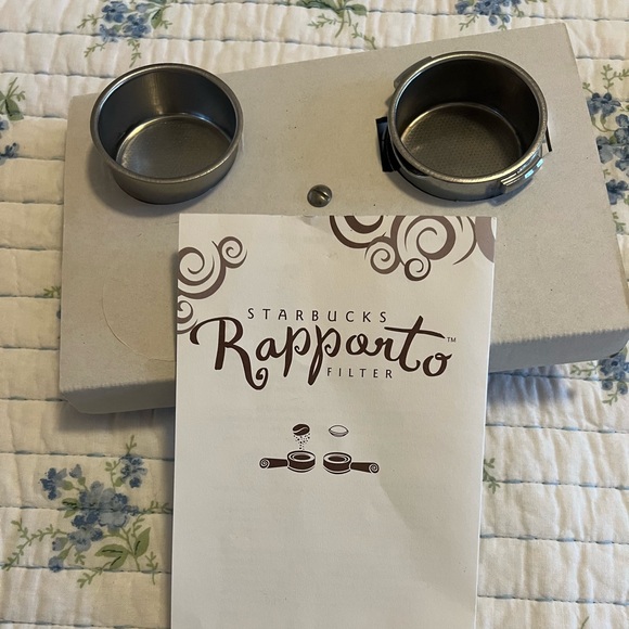 Starbucks | Kitchen | New Starbucks Rapporto Filter With Spare Basket ...
